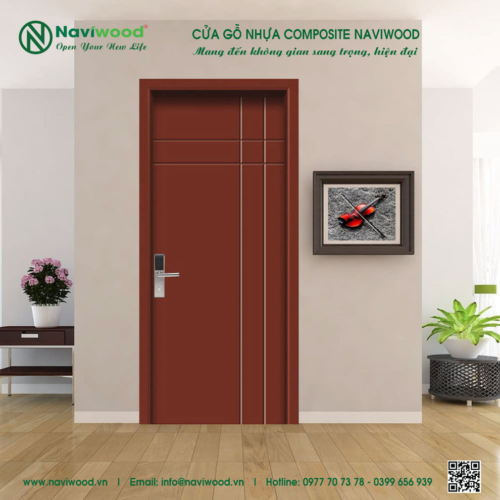 Beautiful composite wood door NW12: More luxurious, more durable – Cửa ...